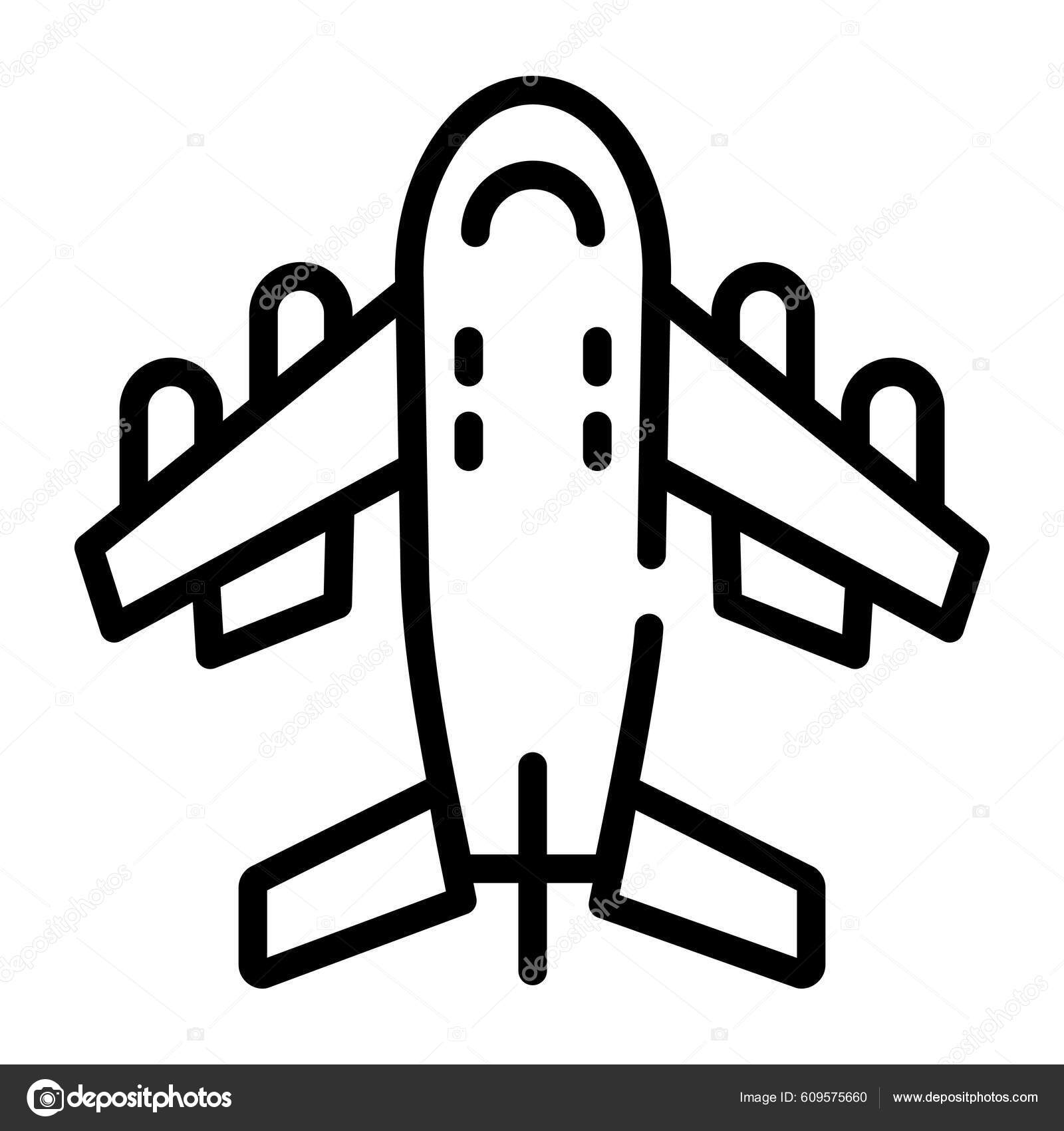 Airplane Web Icon Simple Illustration Stock Vector by ©smashinghttps ...