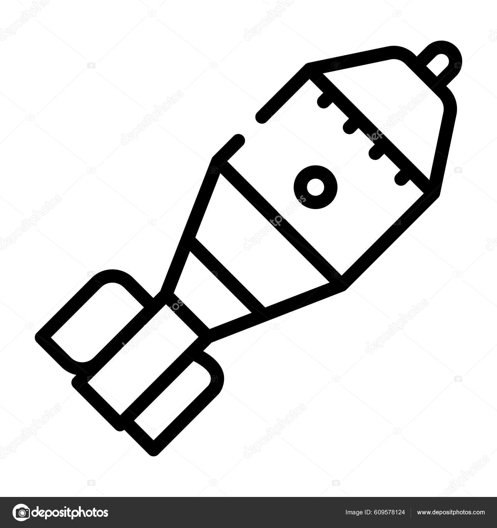 Vector Illustration Modern Weapon Icon Stock Vector by ©smashinghttps ...