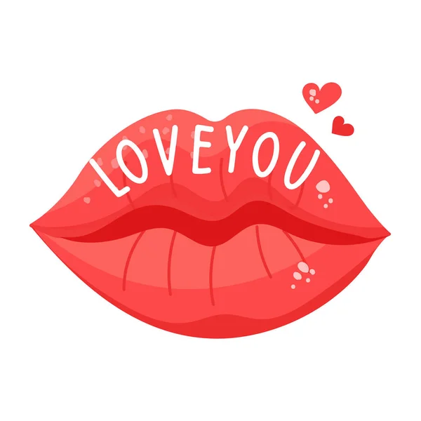 Vector Illustration Beautiful Red Lips Stock Vector By ©smashingstocks 609569496