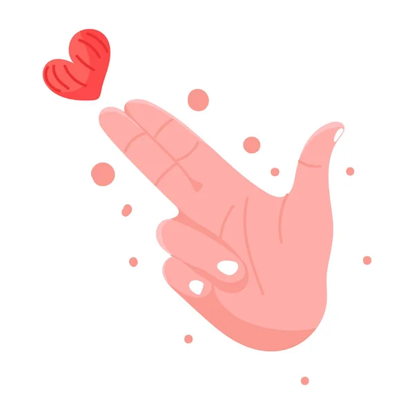 Hand Holding Flower Rose Vector Illustration Stock Vector by ...