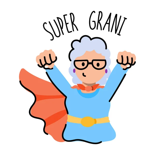 Vectores de Super abuela, imágenes vectoriales | Depositphotos