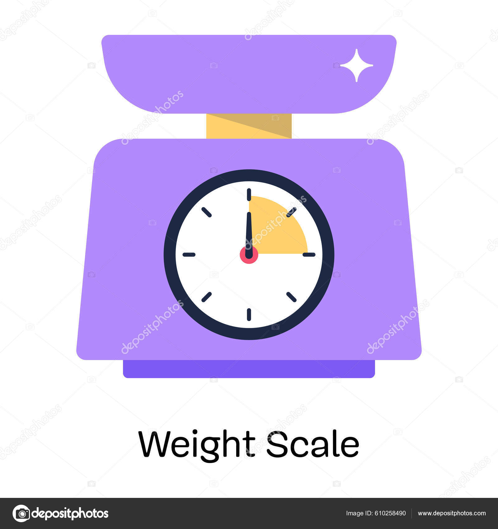 Weight Scale Icon Simple Design Stock Vector by ©smashingstocks 610258490