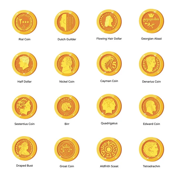 100,000 Coin collection Vector Images | Depositphotos