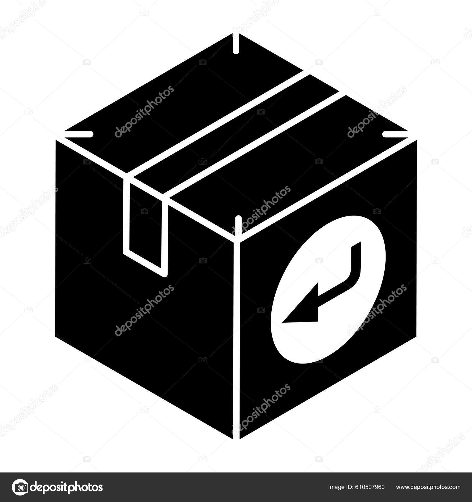 Box Cardboard Boxes Icon Vector Illustration Design Stock Vector by ...