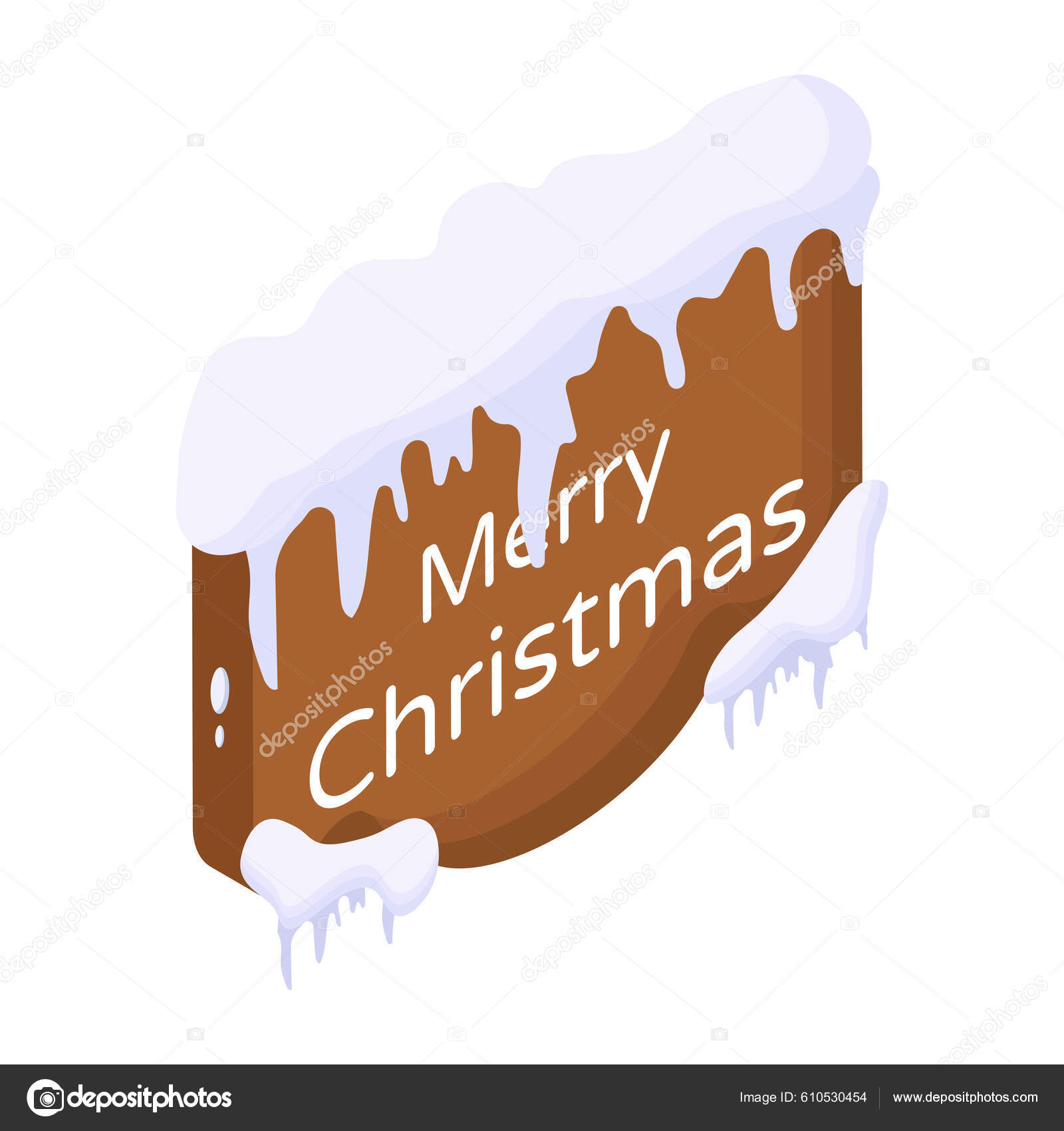 Marry Christmas Modern Design Vector Illustration Stock Vector by ...