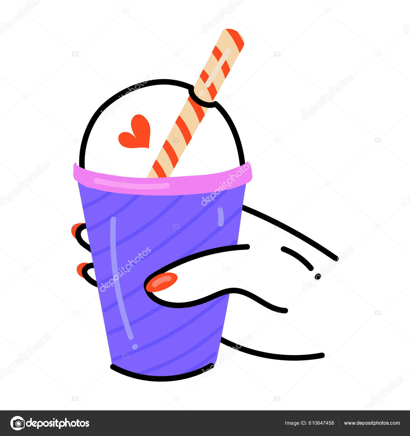 Frappe Modern Design Vector Illustration Stock Vector by ...