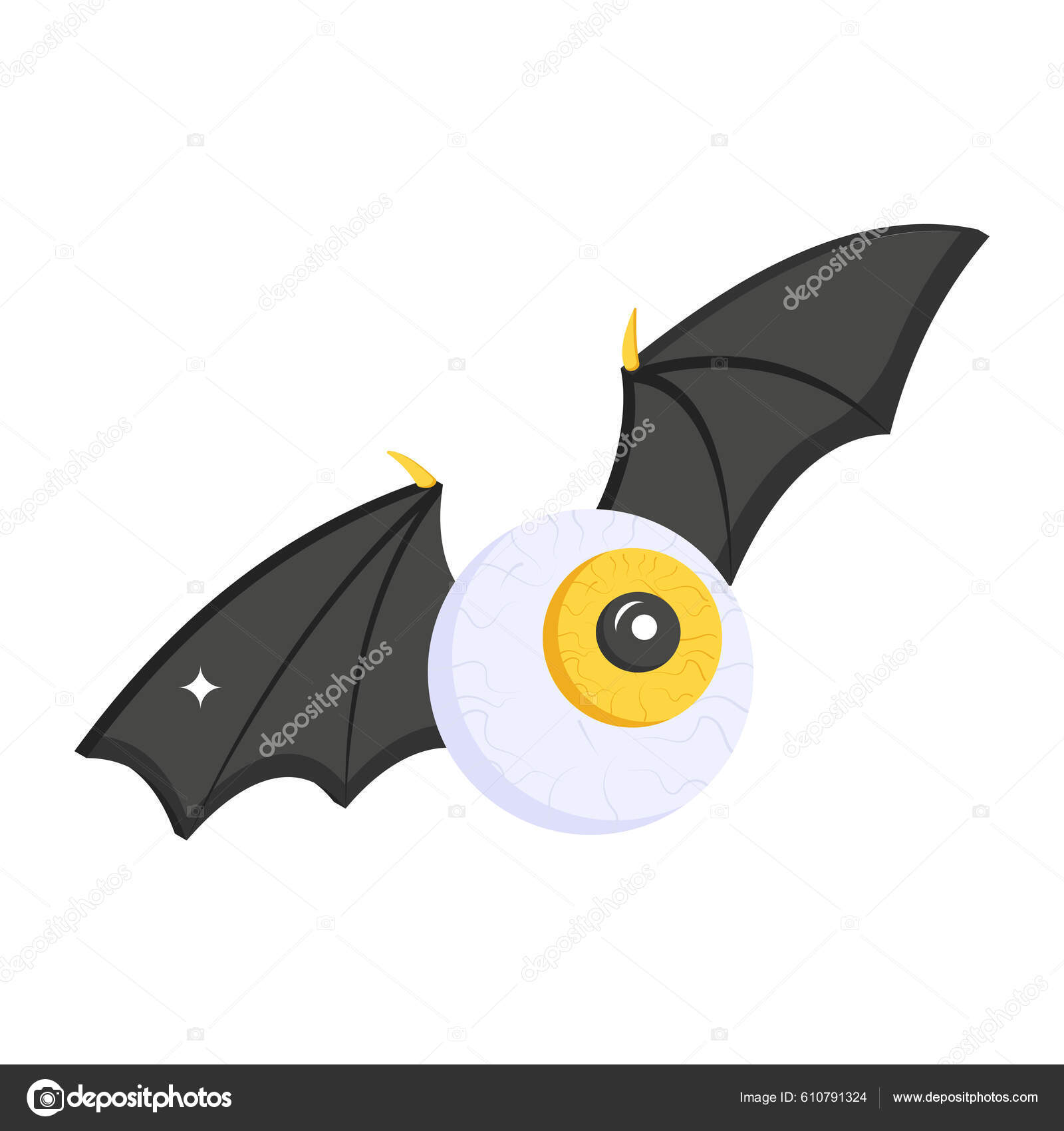 Bat Eye Modern Design Vector Illustration Stock Vector by ...