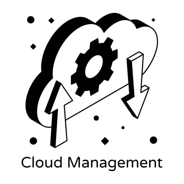 Globe Cloud Volume Equalizer Showing Concept Cloud Control Icon Stock ...