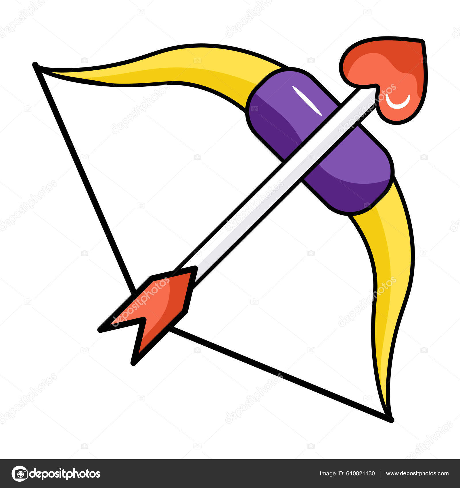 Modern Archery Arrow Clip Art