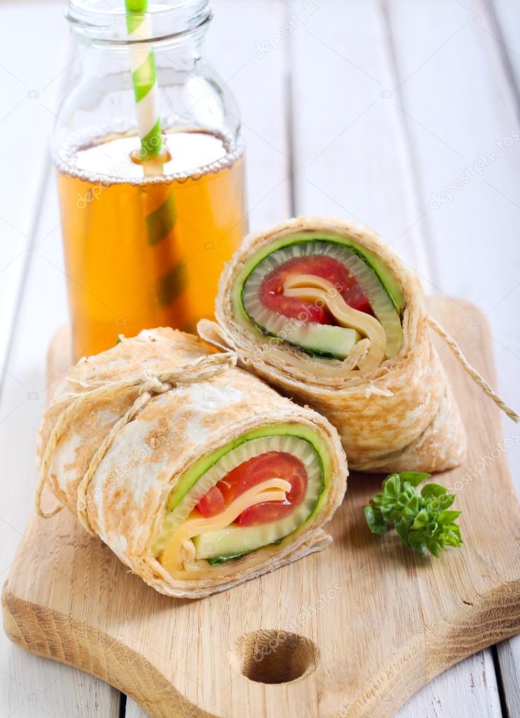 Tortilla wrap — Stock Photo © manyakotic #49155163