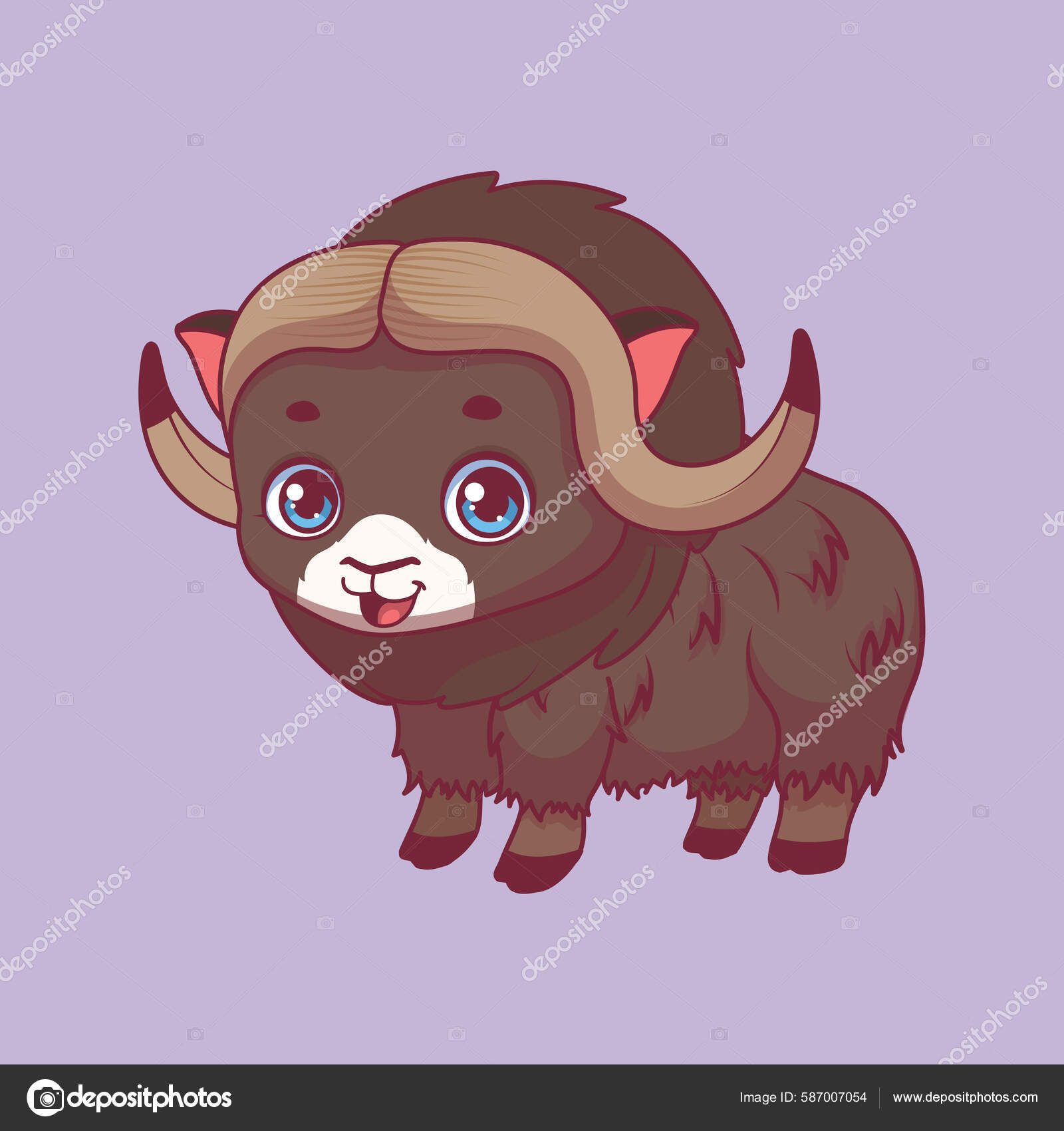 Illustration Cartoon Musk Colorful Background Stock Illustration by ...