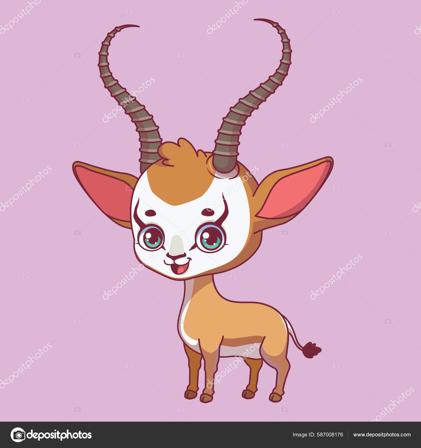 Springbok Animal Clipart