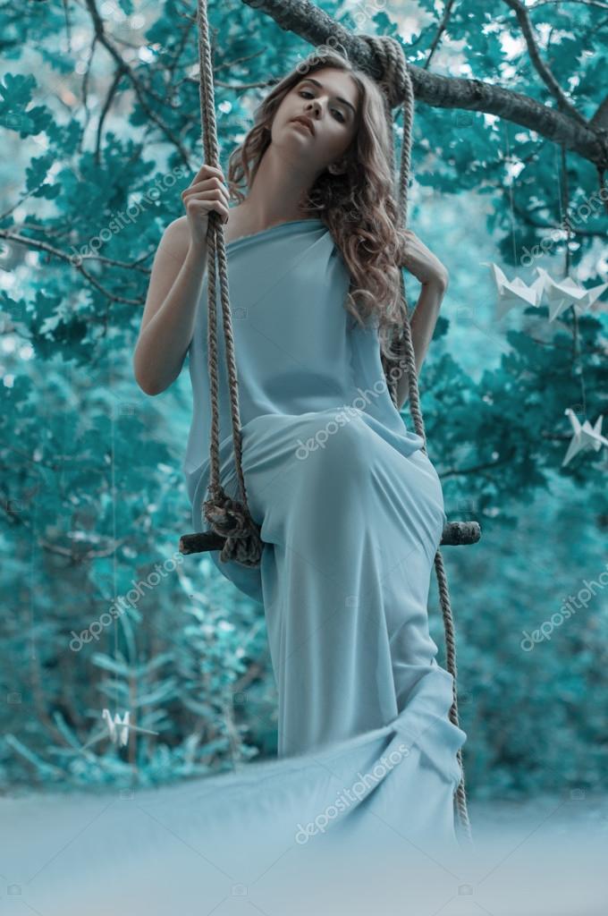 Nymph from a fairy tale — Stock Photo © budnikava #51414075