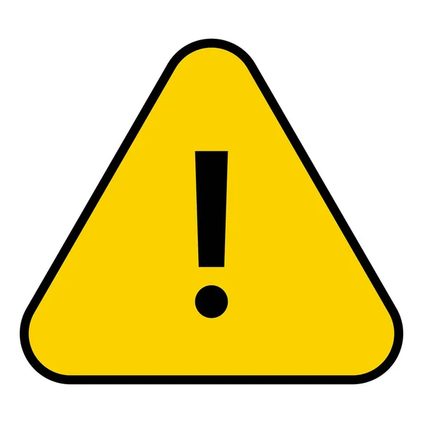 Señal Advertencia Triángulo Icono Amarillo Precaución Símbolo ...