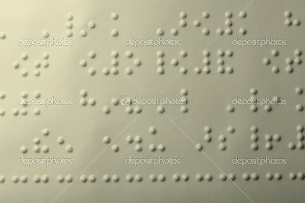 Plain Braille Page Macro — Stock Photo © blackboard1965G #47876639