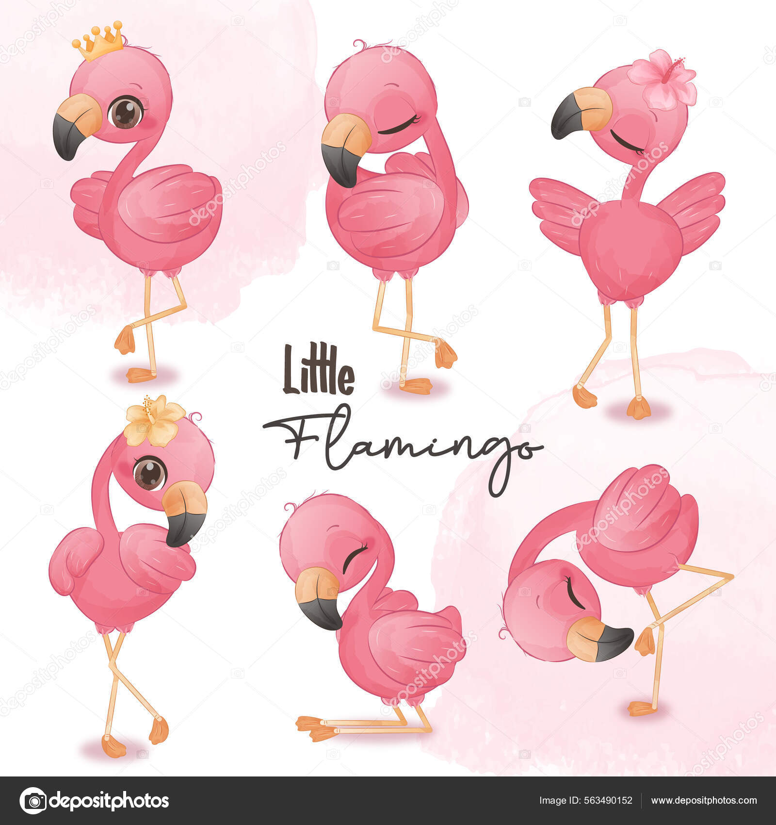Baby Flamingo Clip Art