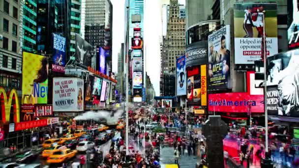 Time Lapse Times Square in New York — Stock Video © JJFarquitectos ...