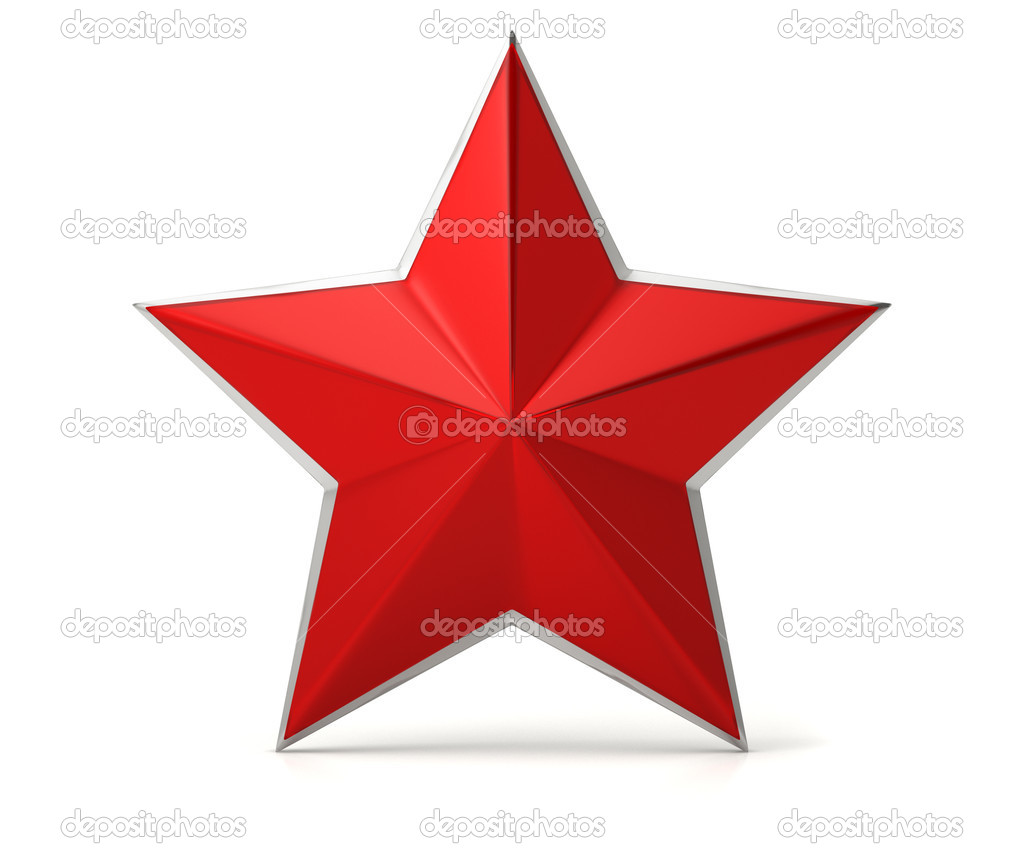 Red star — Stock Photo © NikolayN #50977725