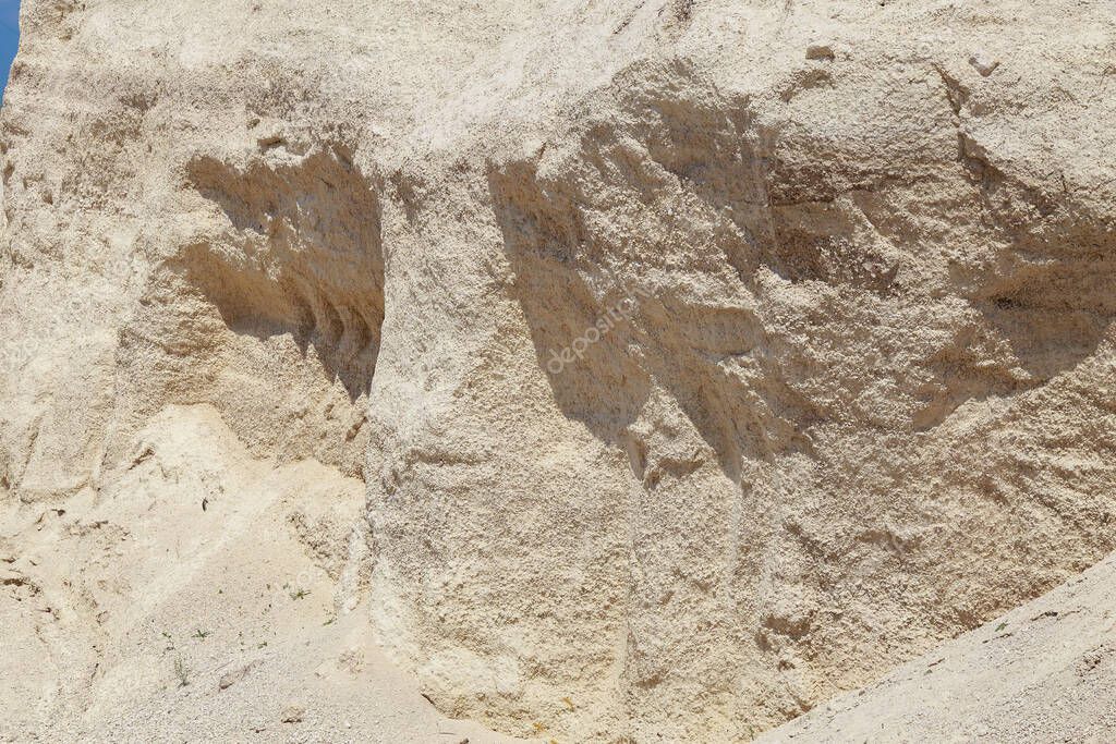 Caliza en la naturaleza. Hermoso paisaje de fondo con piedra natural ...