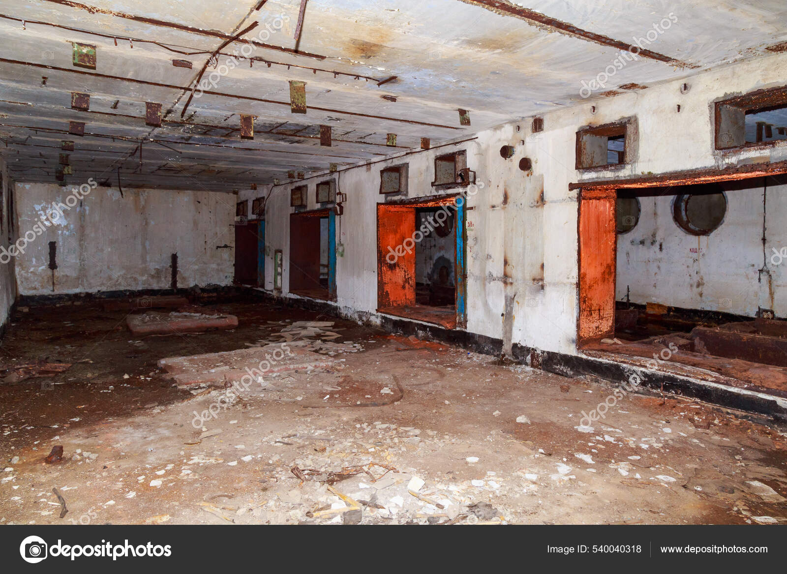 Interior Underground Nuclear Abandoned Secret Military Bunker Creepy ...