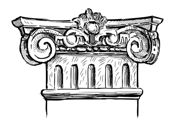 Pillar sketch Vector Art Stock Images | Depositphotos