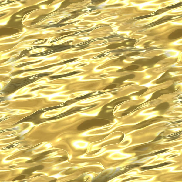 A stream of liquid gold. Yellow seamless background with a flowing ...