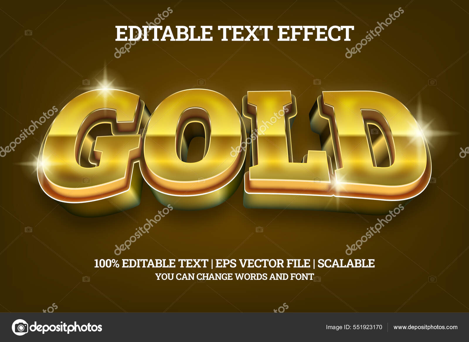 Vector Illustration Template Your Design Text Effect Stock Vector by ...