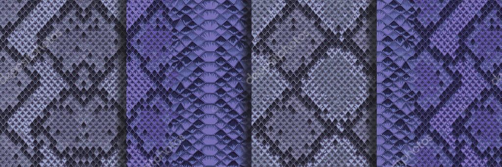 Colorful snake patterns Vector Art Stock Images | Depositphotos