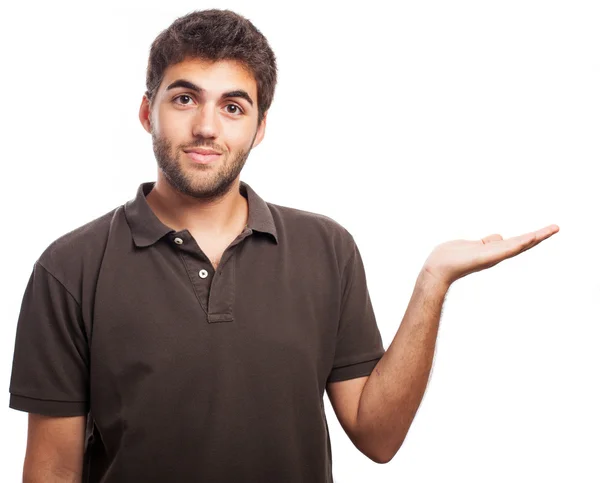 A man showing something Stock Photos, Royalty Free A man showing ...