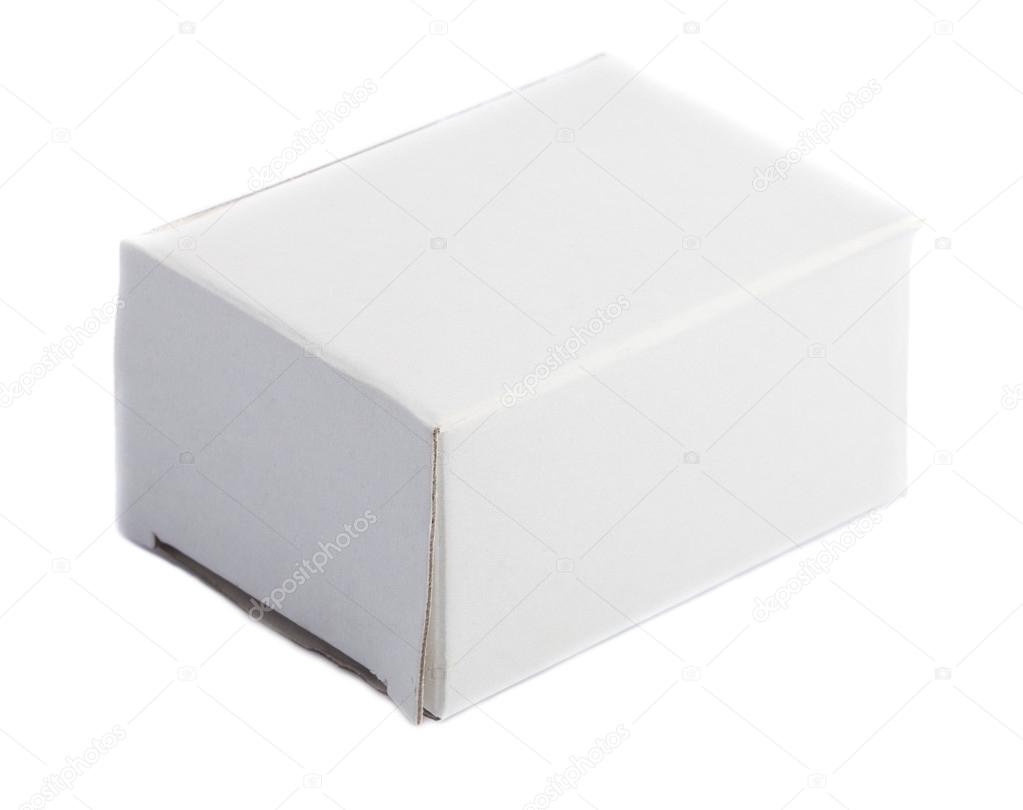 Closed white box — Stock Photo © AsierRomeroCarballo #47359375
