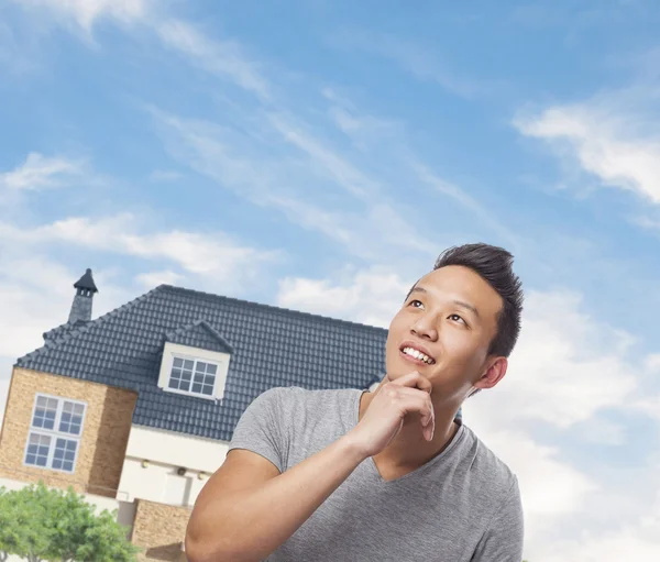 Man thinking about house - Stock Image - Everypixel