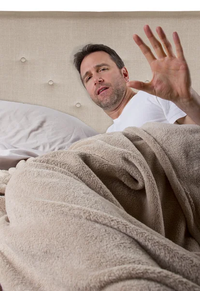 Insomniac unable to sleep in bed Stock Photo by ©innovatedcaptures 49309857