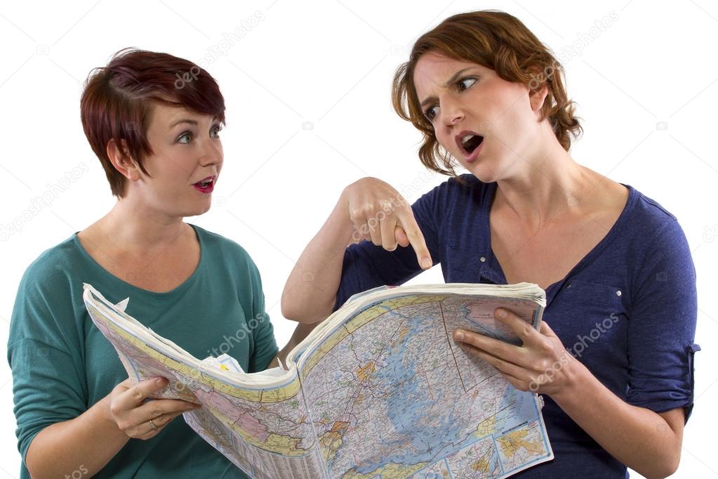 Two women looking at map — Stock Photo © innovatedcaptures #49311289 Two women looking at map — Stock Photo © innovatedcaptures #49311289