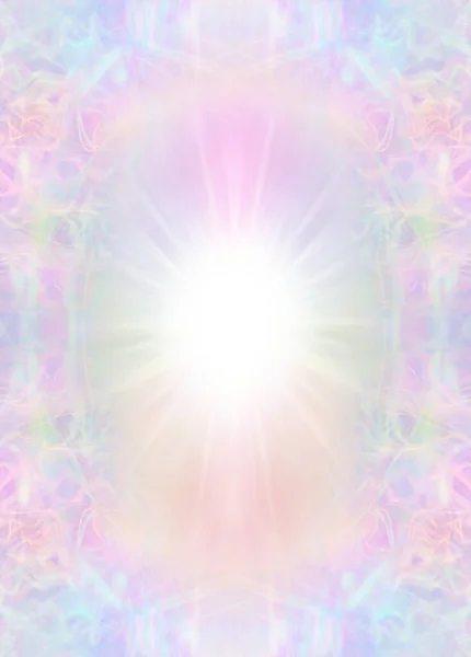 Ethereal fantasy spiritual light burst border frame - multicoloured ...
