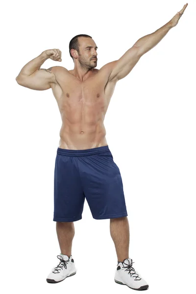 Muscle man pose Stock Photos, Royalty Free Muscle man pose Images ...