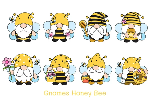 Baby Honey Bee Flat Clipart Stock Vector by ©zenstock 587645800