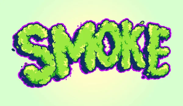Smoked with chalk imágenes de stock de arte vectorial | Depositphotos