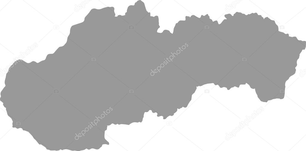 Slovakia map on png or transparent background,Symbols of Slovakia ...