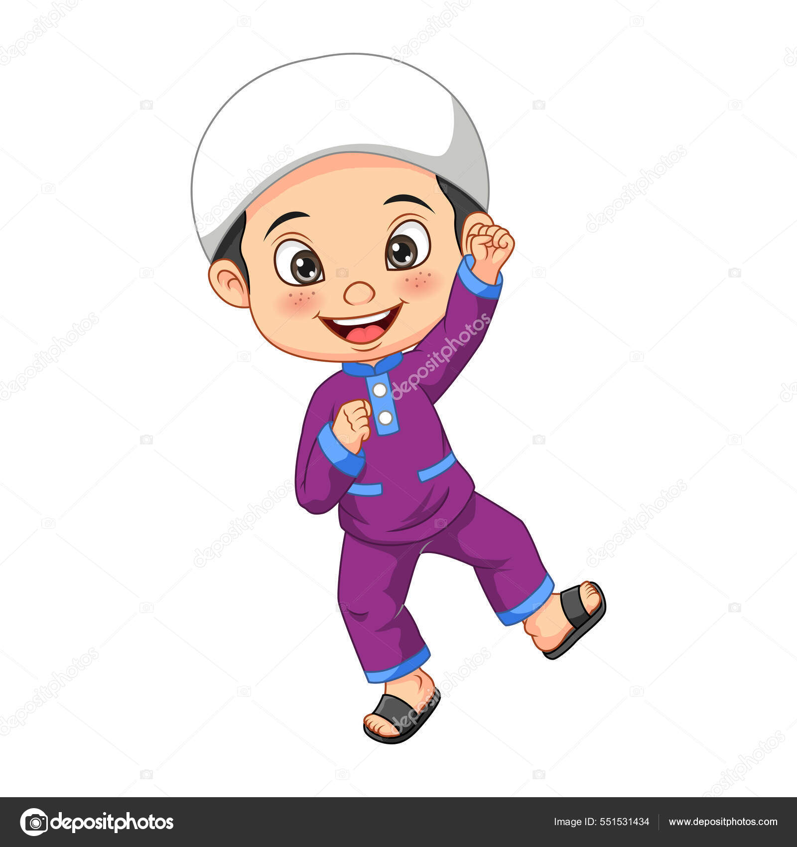 Muslim Boy Clipart