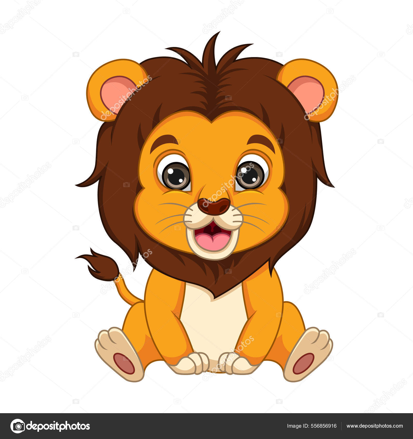 Imágenes De Dibujos De Un León Bebé Amazon.com: Calcomanía De