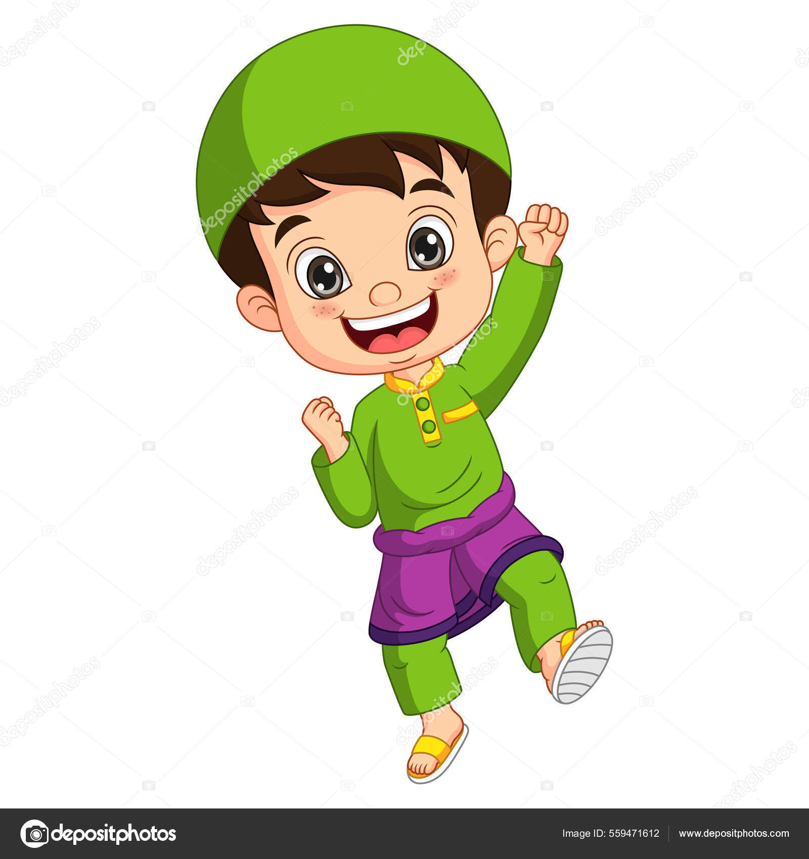 Muslim Boy Clipart