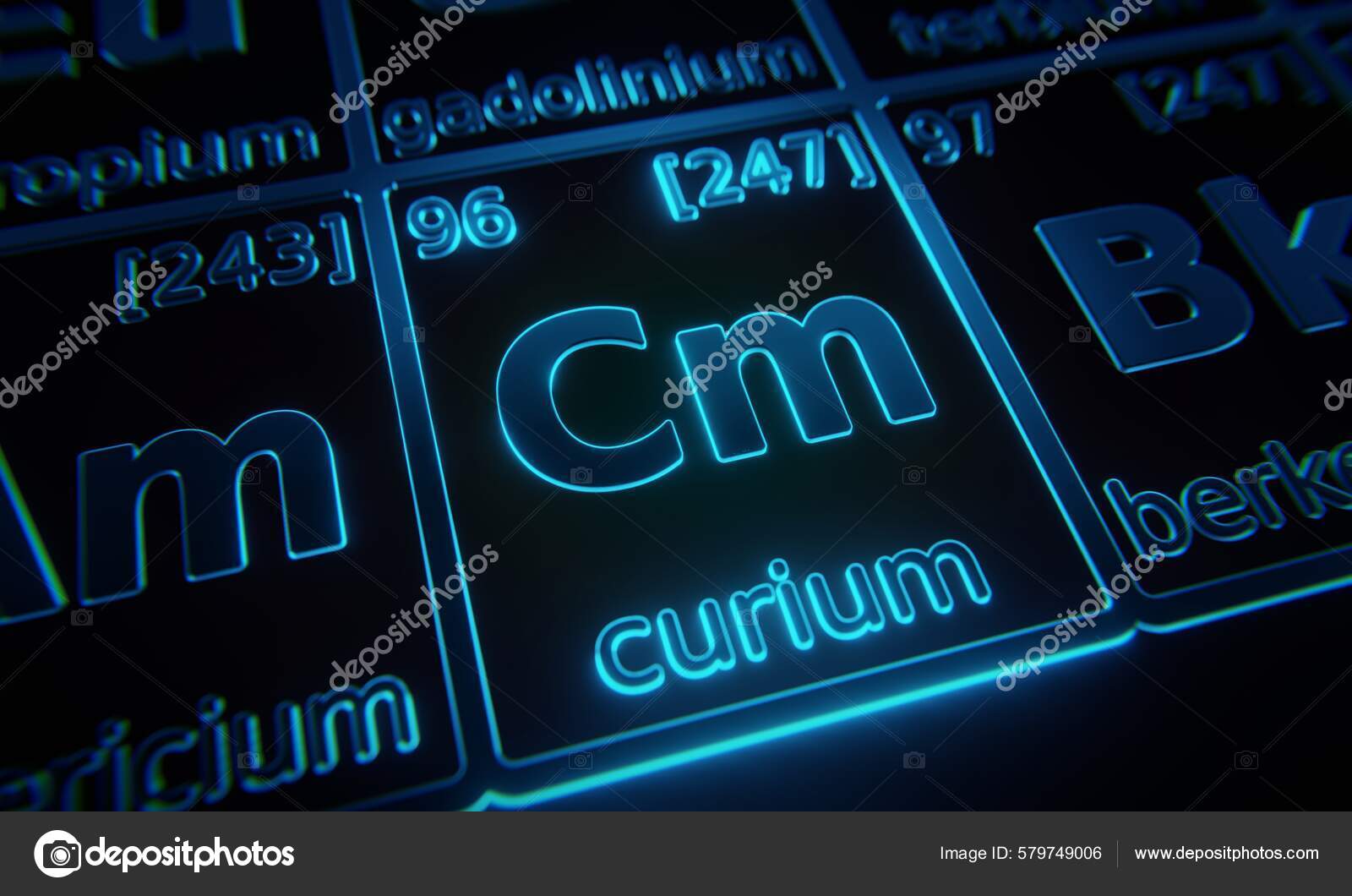 Curium Glowing