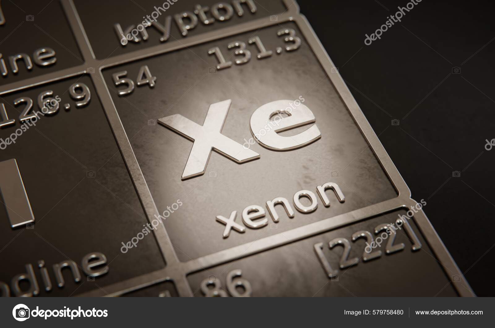 Xenon Gas Periodic Table