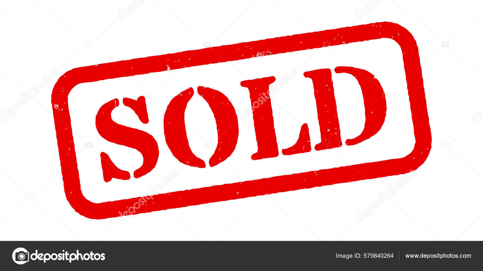 Vector Sello Goma Rojo Vendido Vector de stock por ©HTGanzo 579840264