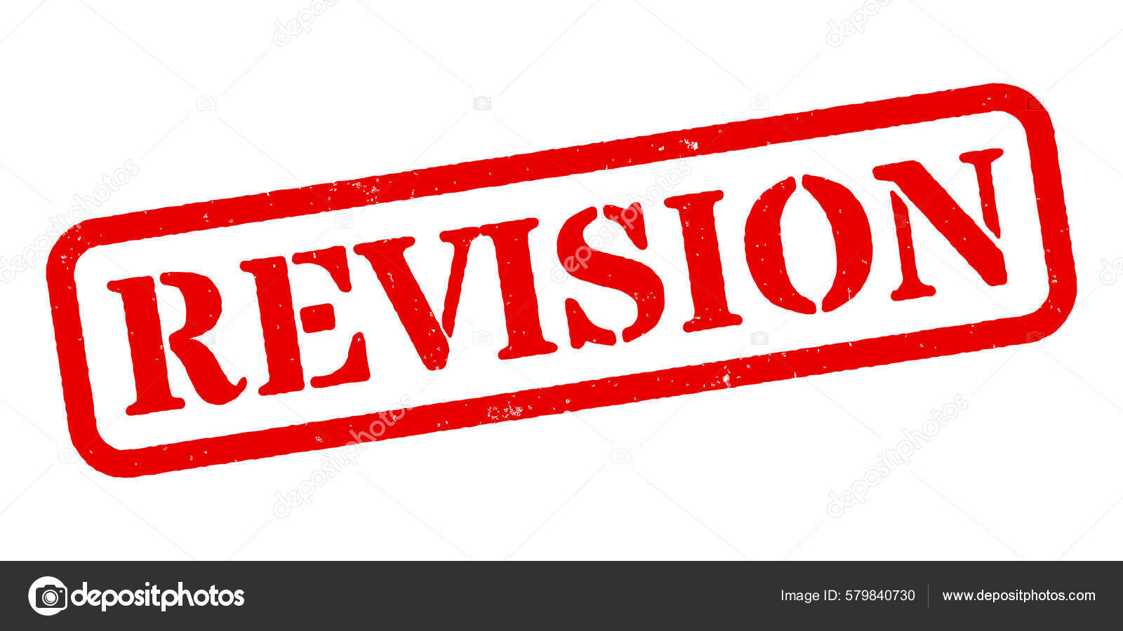 Revision Red Rubber Stamp Vector Stock Vector Image by ©HTGanzo #579840730