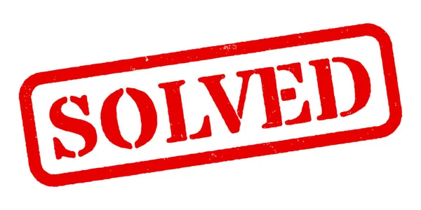 Solved stamp Vector Art Stock Images | Depositphotos