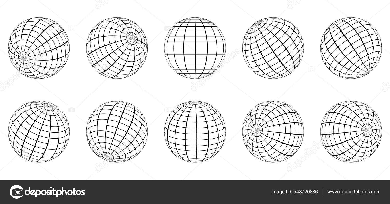 Wire Globe Vector