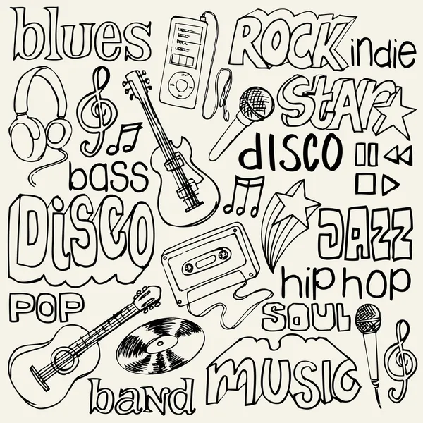 ᐈ Concert doodle stock vectors, Royalty Free doodle concert ...