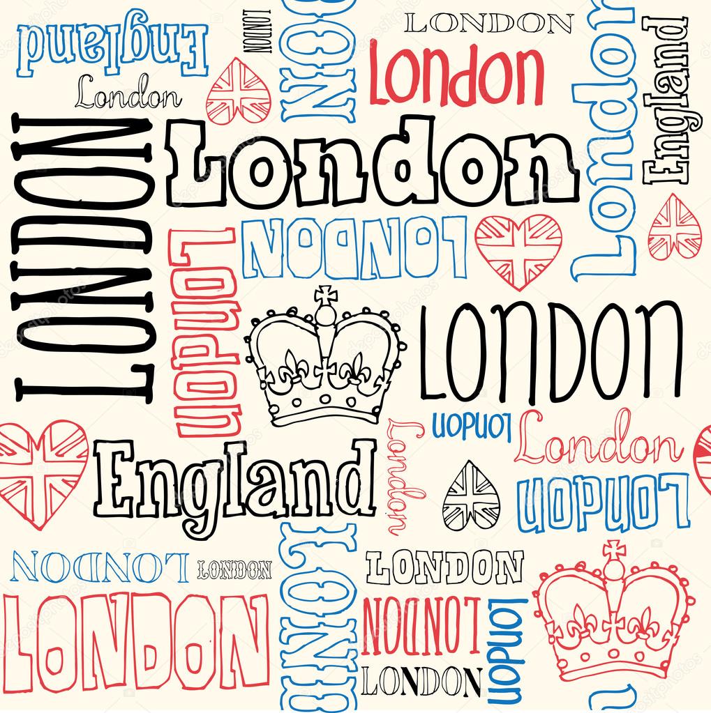 London typography seamless Stock Vector by ©OMW 47900715