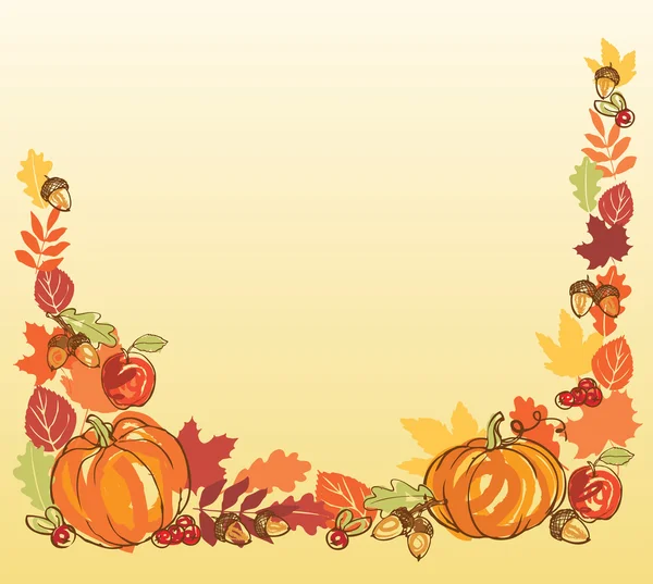 Őszi keret Stock vektorok, Őszi keret Jogdíjmentes illusztrációk ...